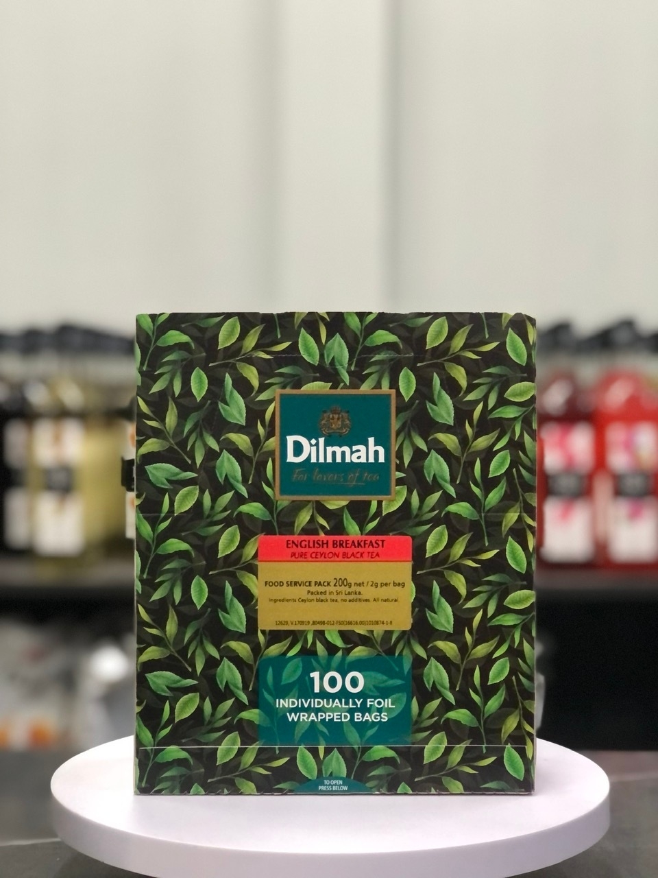 TRÀ ĐEN DILMAH ĐIỂM TÂM ANH QUỐC - HỘP 200G
